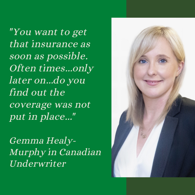 Gemma Healy-Murphy Interviewed by Canadian Underwriter - Rogers ...
